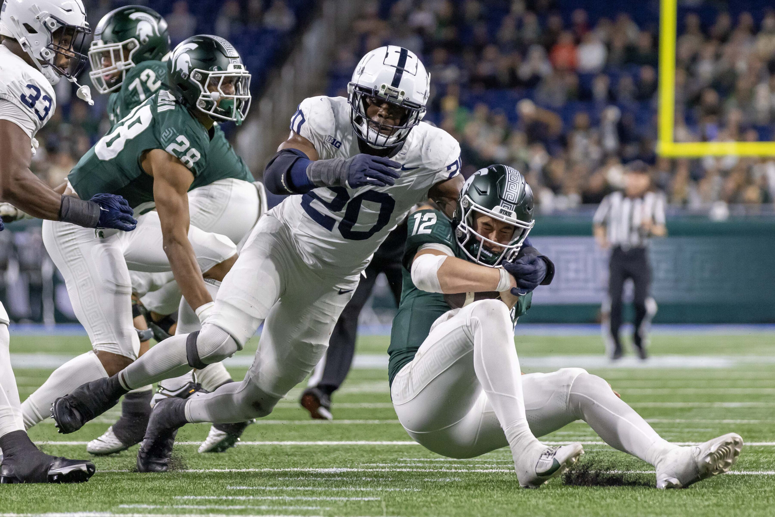 Ravens take Penn State edge rusher Adisa Isaac in third round ...